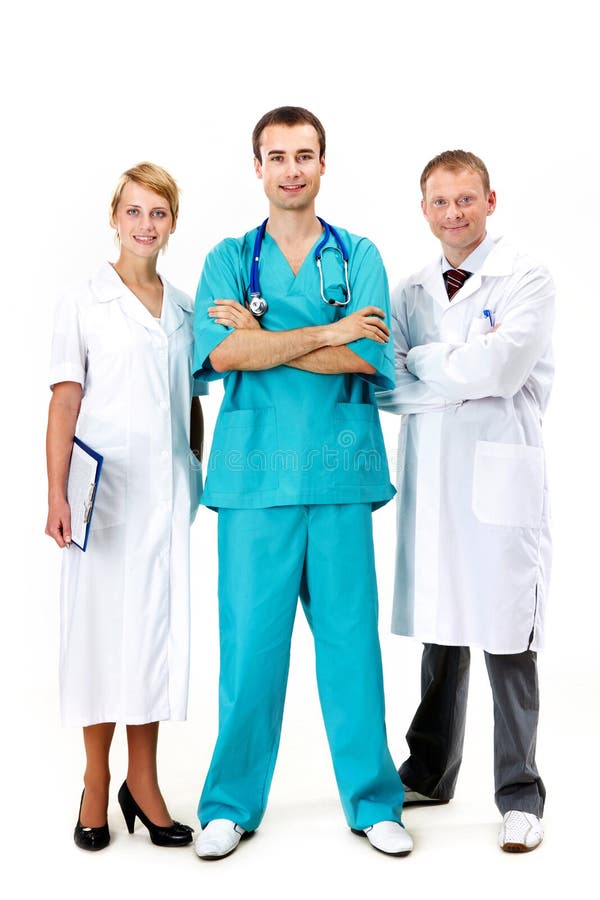Large Group of Doctors and Nurses Stock Image - Image of adult ...