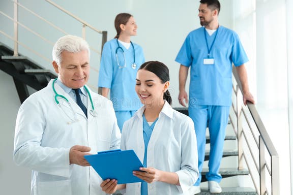 Group of Doctors. Medical Service Stock Image - Image of career ...