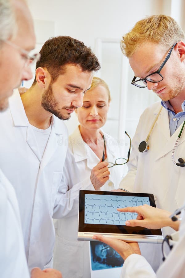 Doctors Looks at the Cleanliness of His Hands after Washing Under a ...
