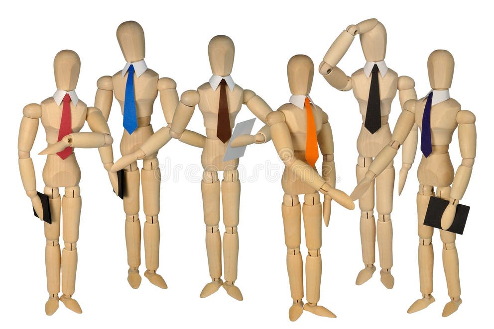 Group Dummies - Several Men Stock Illustration - Illustration of ...