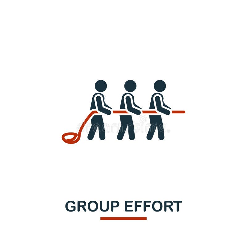 Effort Icon in Different Style Vector Illustration. Two Colored and ...