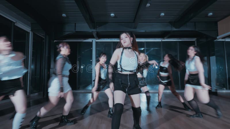 A Dynamic Dance Pose Captured in a Modern and Contemporary Studio ...