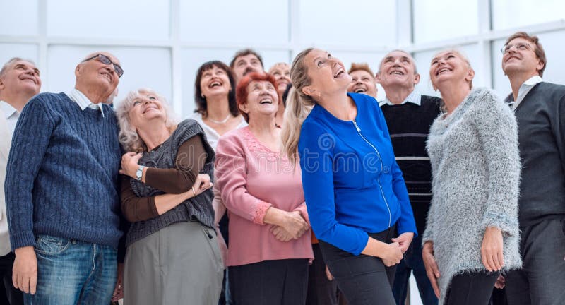 304 Happy Group People Looking Up Travel Stock Photos - Free & Royalty ...