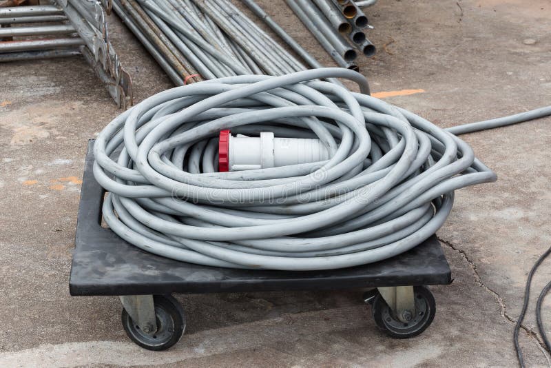 Cable, Power Line, Equipment, Power Supply Stock Photo - Image of ...