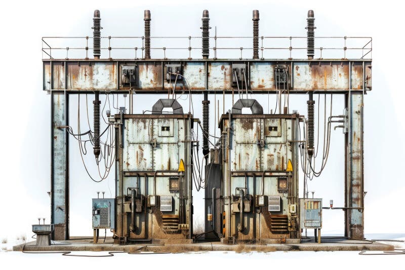 Group of Electrical Devices on a Metal Frame, Perfect for Use in ...