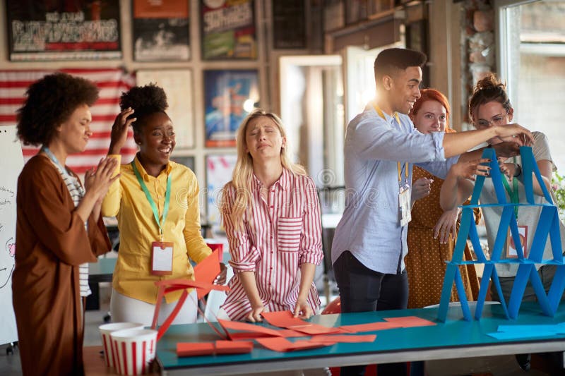 A Little Daughter Enjoys Playing with Her Father at Home. Family ...