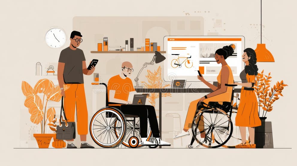 Community Collaboration Focuses on Accessibility in a Workspace with ...
