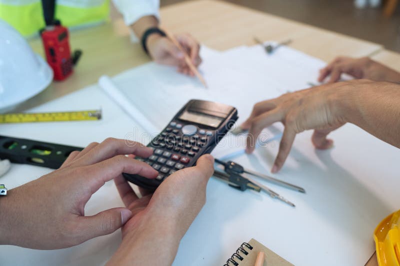 Group of Engineer is Discussion and Brainstorming about Condominium ...