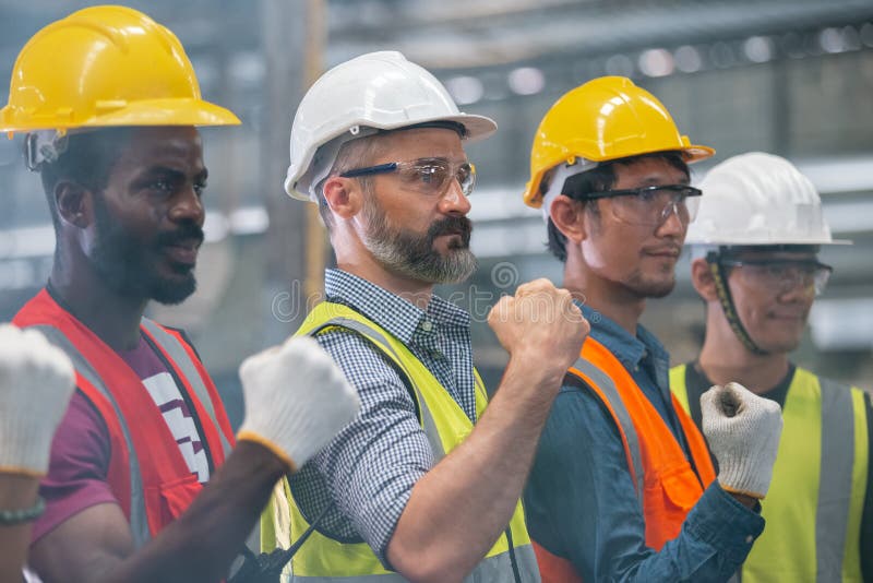 Group of Engineer Professional Successful Team Corporate Workers ...