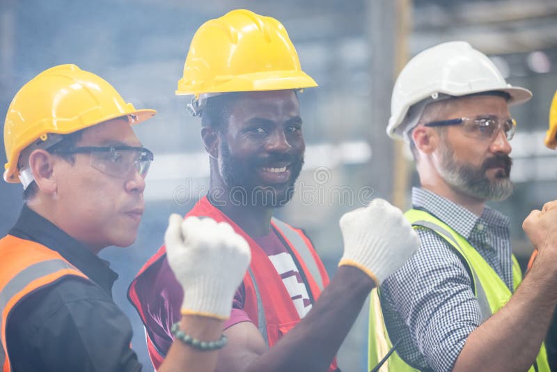 Group of Engineer Various Nationalities Professional Successful Team ...