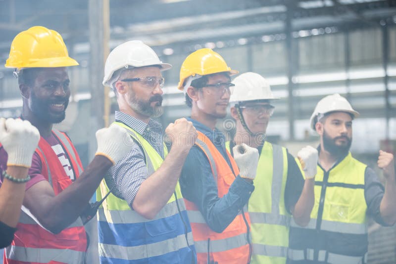 Group of Engineer Various Nationalities Professional Successful Team ...