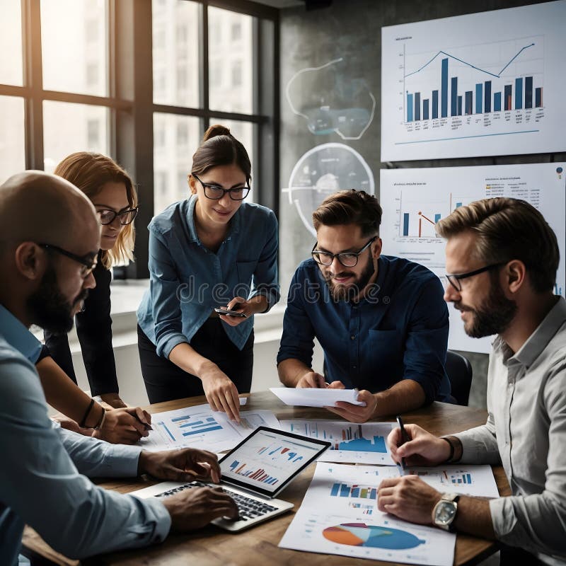 Floating Digital Data and Market Analysis As Entrepreneurs Discuss a ...