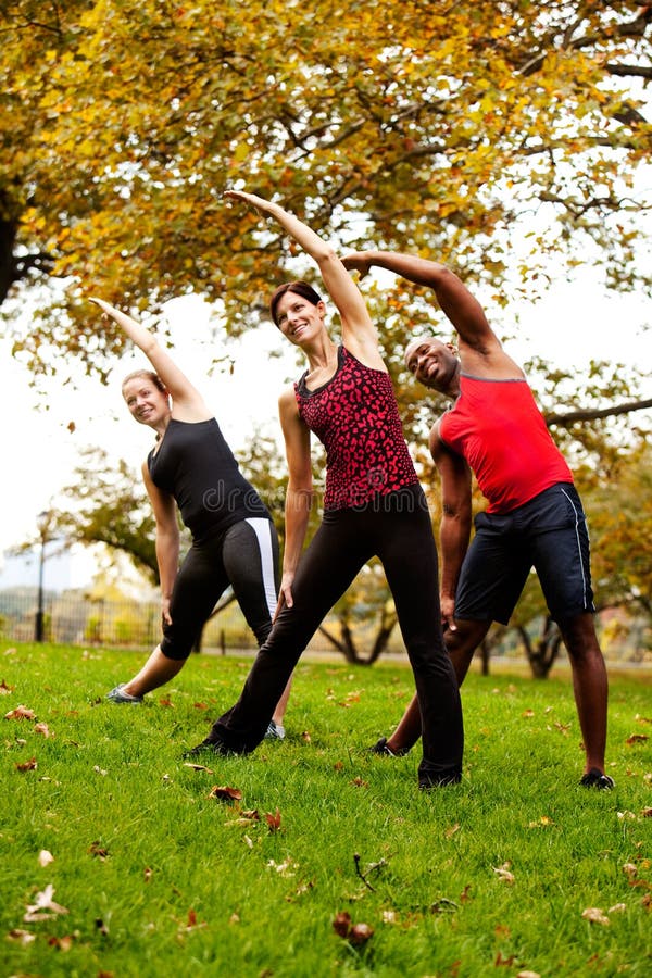 Group Exercise stock photo. Image of american, healthy - 11578704