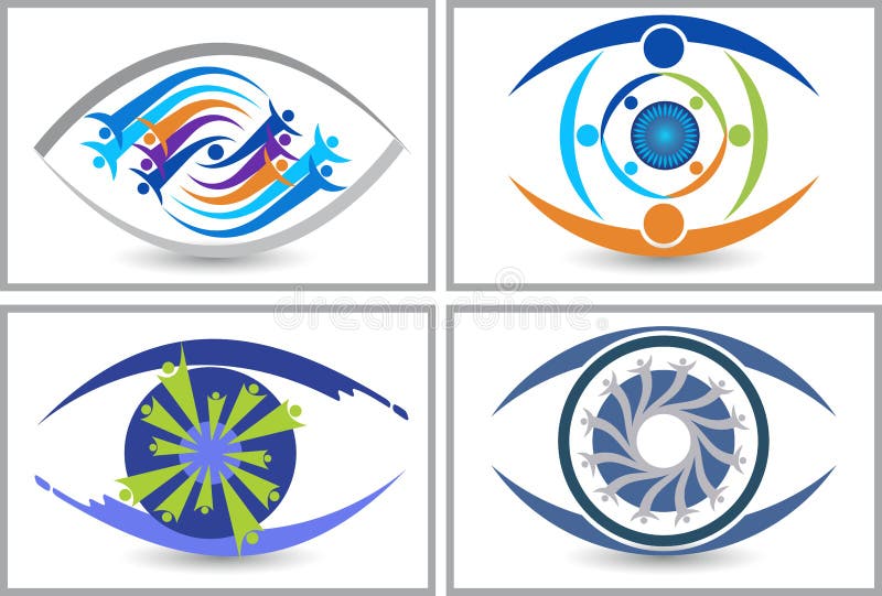 Group Eye Care Logos Stock Illustrations – 5 Group Eye Care Logos Stock ...