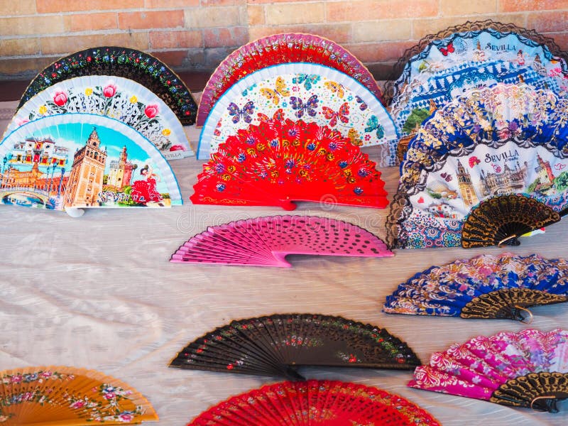 Group of Fans on the Ground in Seville Stock Photo - Image of ...