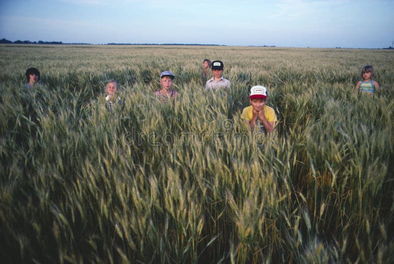 A group of farm children editorial stock image. Image of america - 25964724