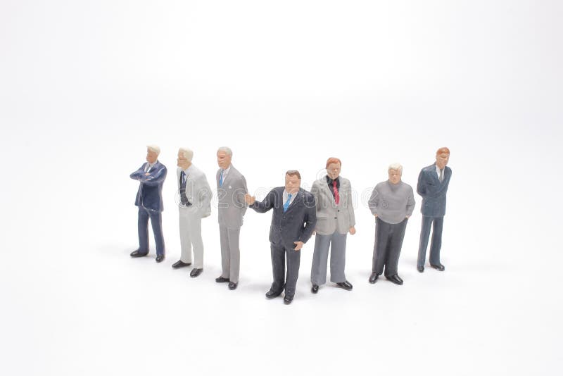 A Group of the Figure Business Team Stock Image - Image of discuss ...