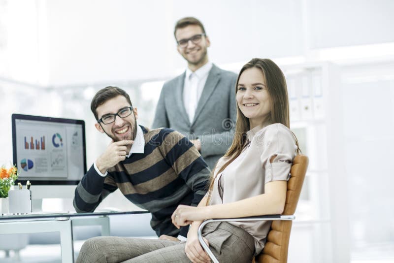 Experts at work stock photo. Image of employee, person - 99620466