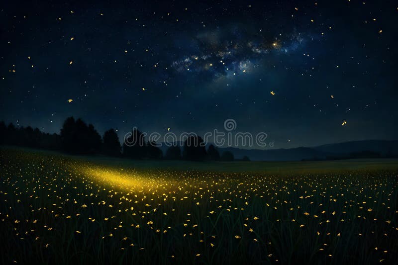 Fireflies In The Night Sky