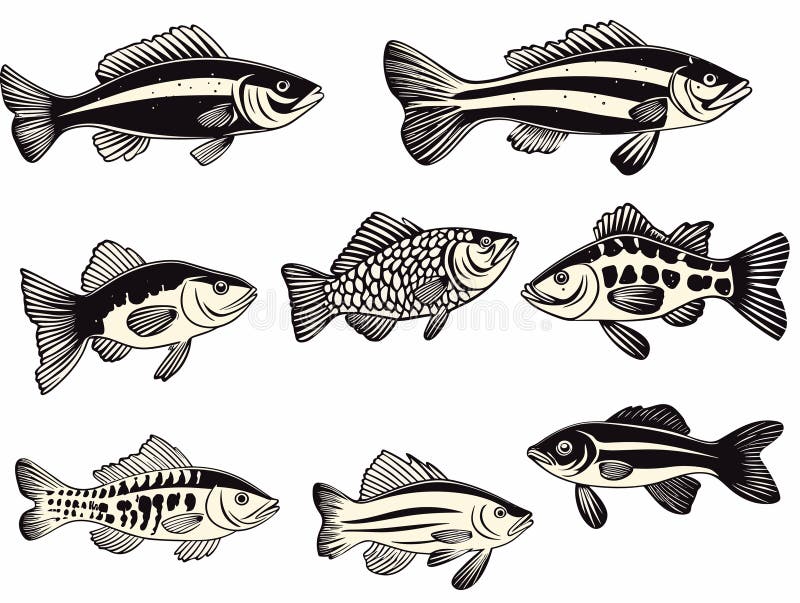 A Group of Fish with Different Shapes - Types Freshwater Fish ...