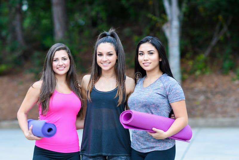 Group Fitness Workout stock photo. Image of outdoors - 77152704