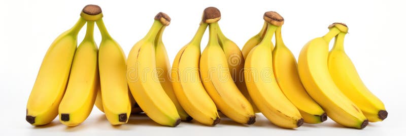 A Group of Five Bananas Sitting Next To Each Other Stock Illustration ...