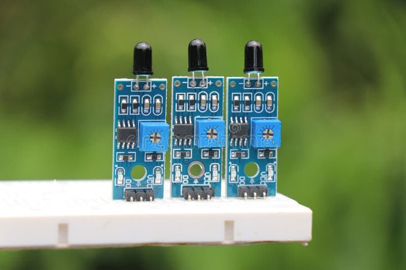 Group of Flame or Known As Fire Sensors Used in Programmable Electronic ...