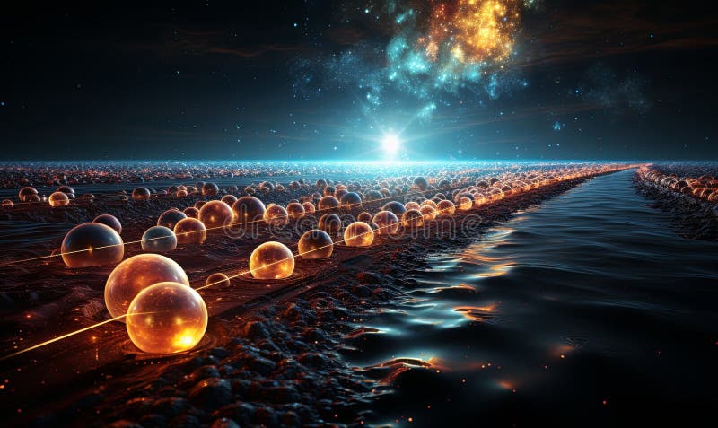 Group of Floating Balls stock photo. Image of playful - 311178944