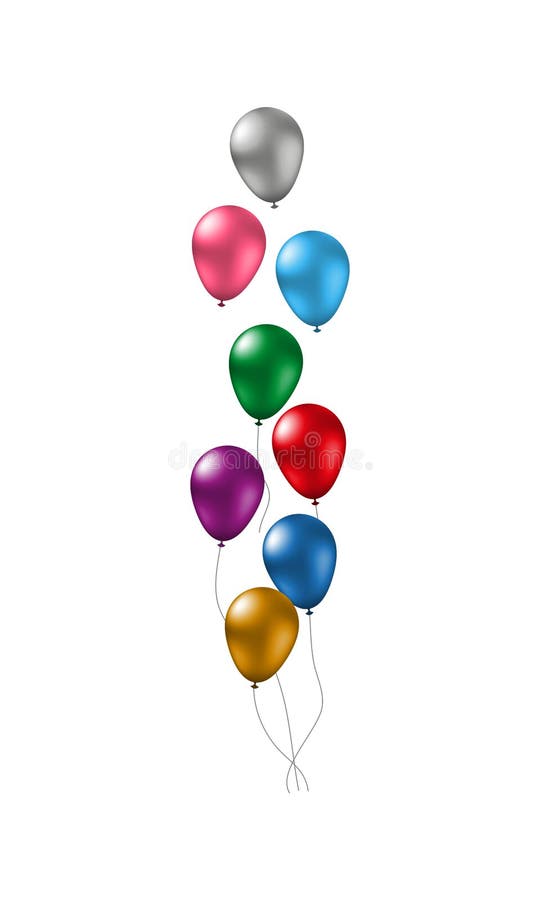 Balloons Flying Away Stock Illustrations – 232 Balloons Flying Away ...