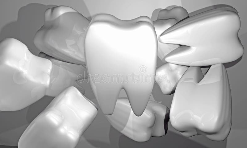 Group of flying teeth stock illustration. Illustration of dent - 57915967