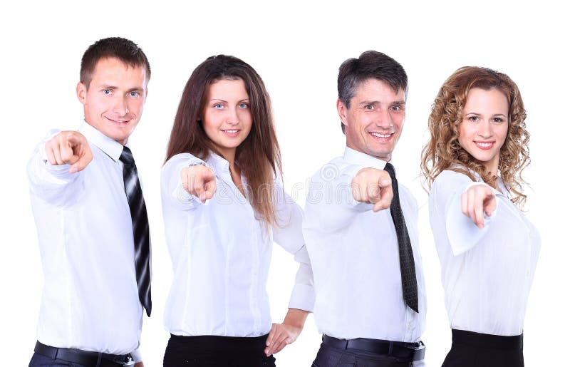 Group Of Four Business People Stock Image - Image of occupation, males ...