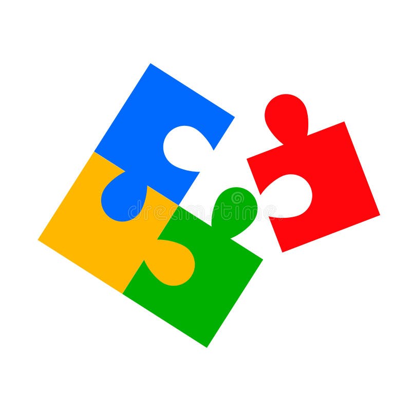 Group Puzzle, Teamwork, Partnership, Cooperation, Integration - Vector ...
