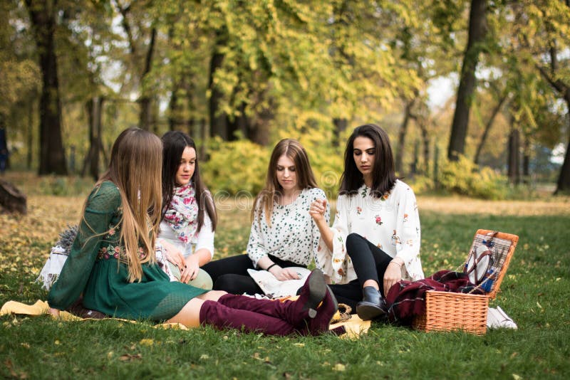 Group of Young Women Having a Picnic Stock Image - Image of celebration ... Group of Young Women Having a Picnic Stock Image - Image of celebration ...