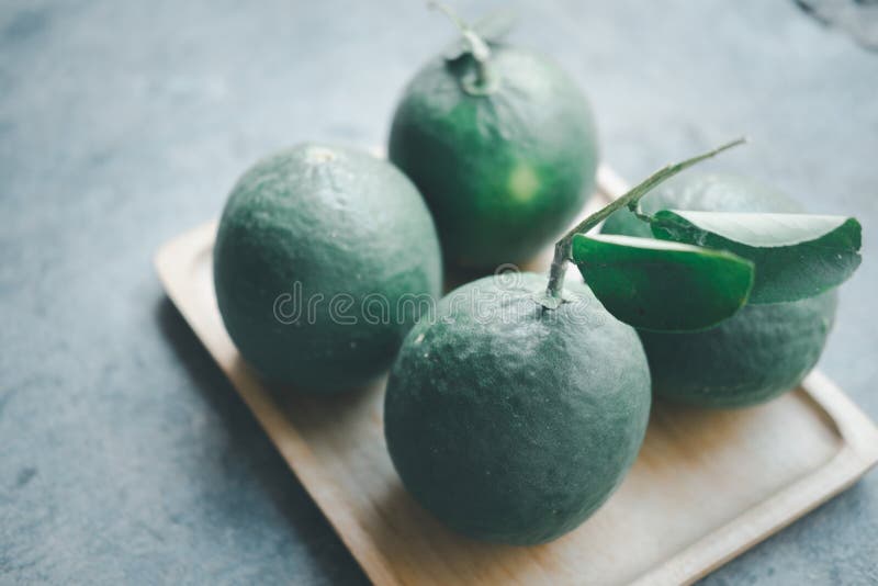 A Group of Fresh Green Big Lemon Stock Image - Image of juice, harvest ...