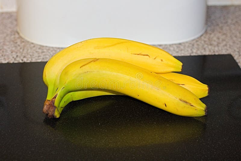 Group of Fresh Bananas Up Close Stock Photo - Image of close, macro ...