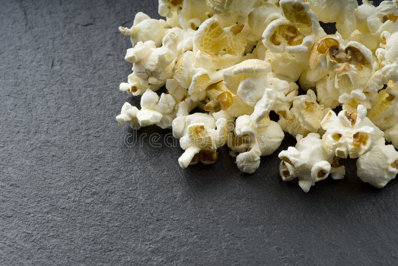 One of fried popcorn stock image. Image of gray, closeup - 106418257