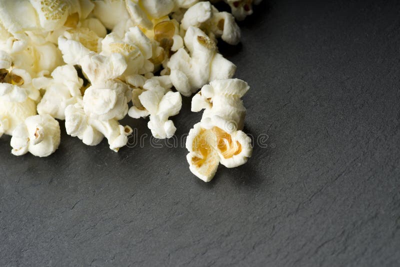 One of fried popcorn stock image. Image of gray, closeup - 106418257