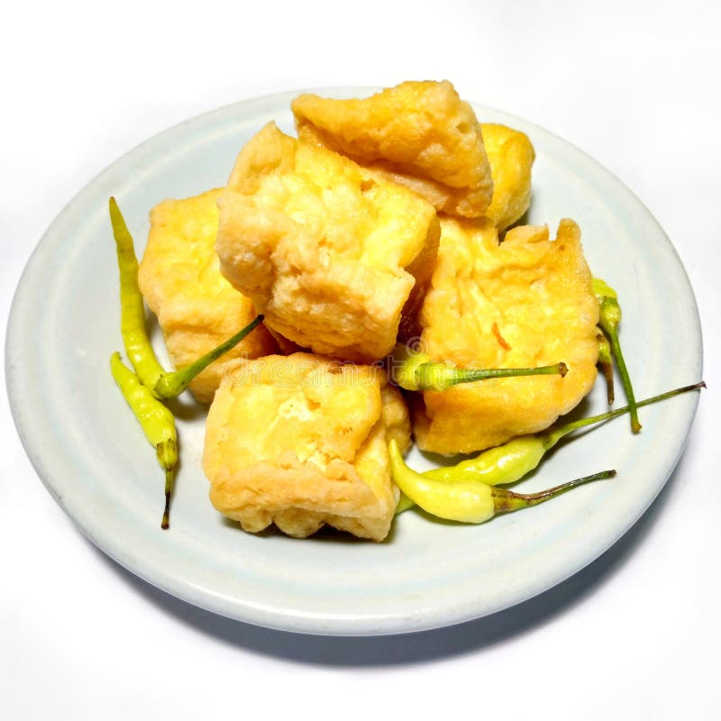 Group of fried tofus stock photo. Image of salad, lunch - 266443978