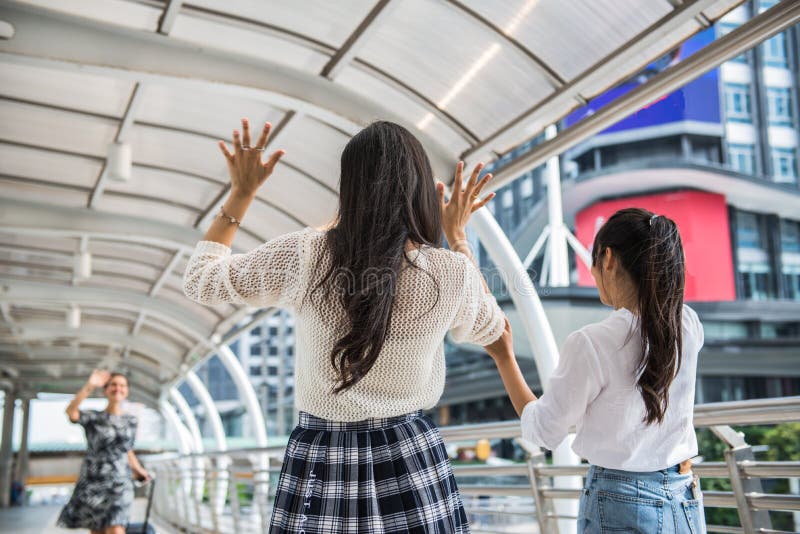 The Group of Friend Greeting when First Meet Stock Image - Image of ...