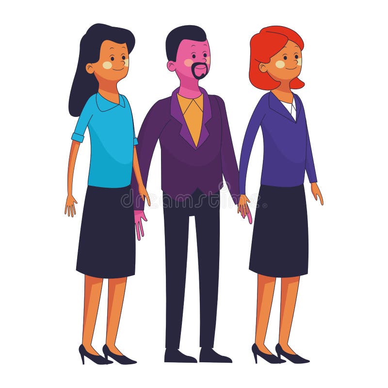 Group of friends cartoon stock vector. Illustration of date - 135121307