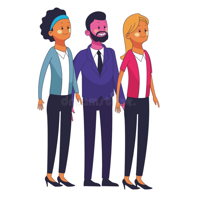 Group of friends cartoon stock vector. Illustration of relationship ...