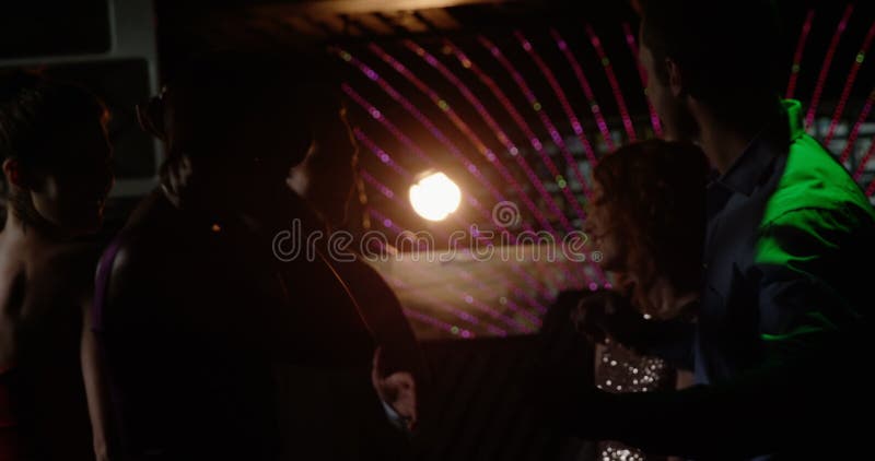 Group of Friends Dancing in Pub Stock Footage - Video of 1080p ...