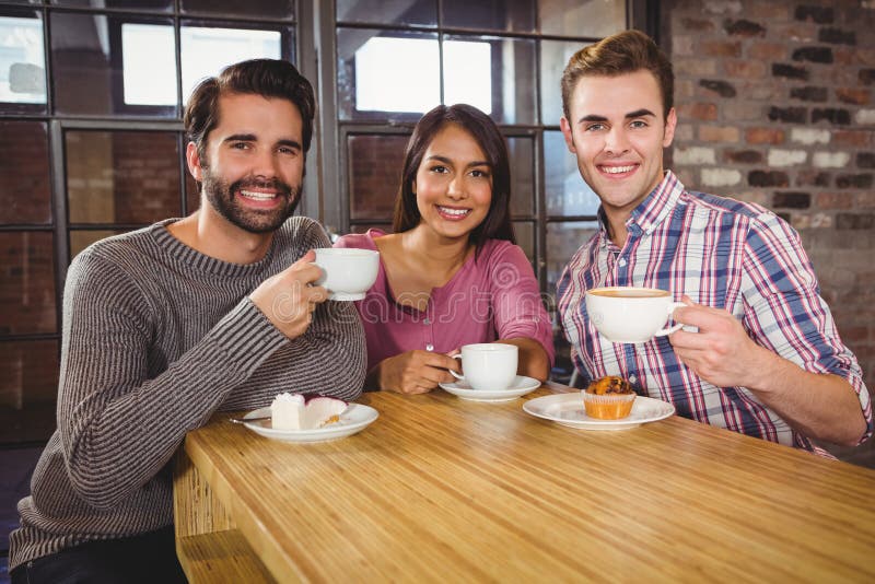 Group of Friends Enjoying a Breakfast Stock Image - Image of casual ...
