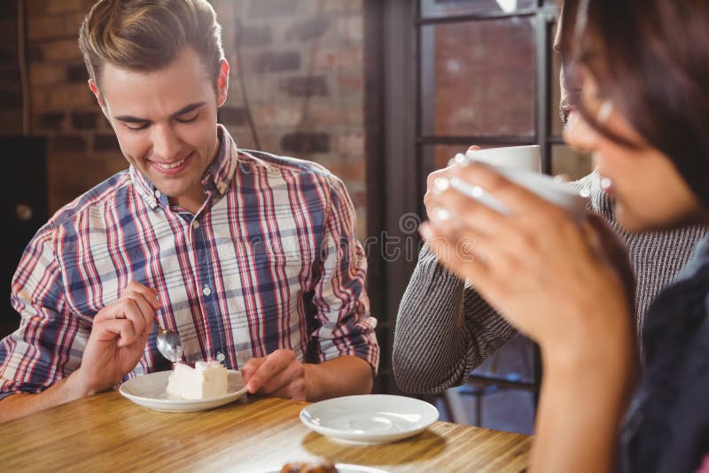 Group of Friends Enjoying a Breakfast Stock Image - Image of americano ...