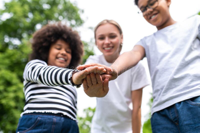 Group of Friends Feeling Great Together Stock Image - Image of summer ...