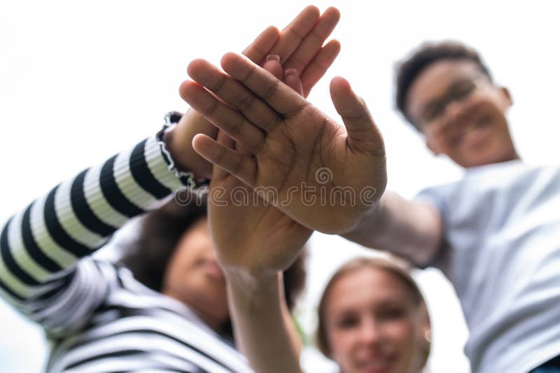 Group of Friends Feeling Great Together Stock Image - Image of ...