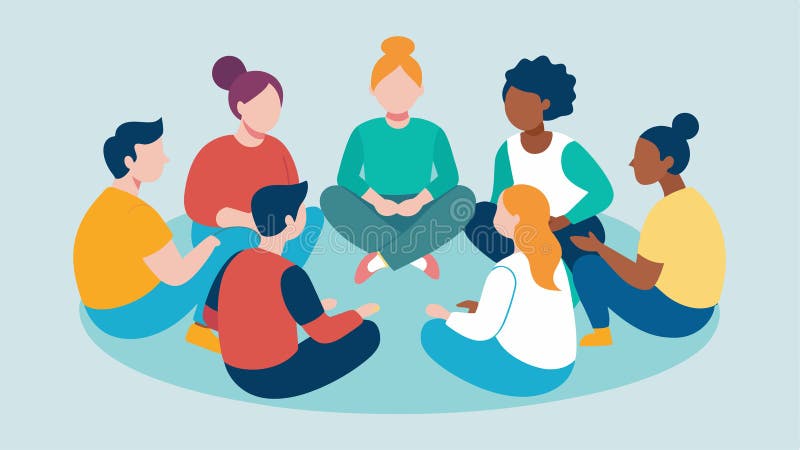 A Group of Friends Sitting in a Circle Sharing Their daily Affirmations ...