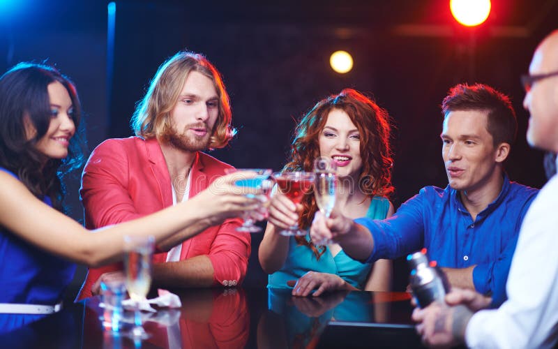 Group of friends toasting stock image. Image of gathered - 55545959