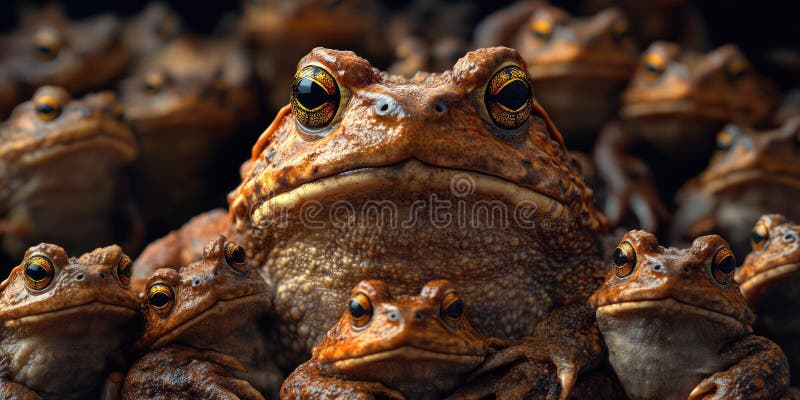 Frogs stacked stock image. Image of reptiles, nature - 385280691