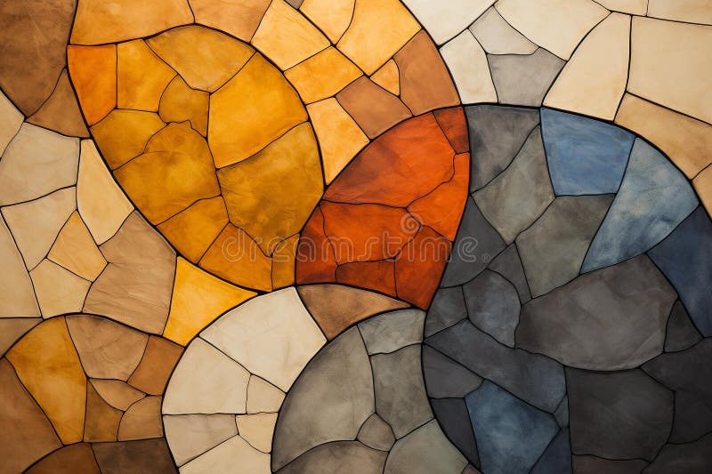 A Group of Geometric Shapes Working Together To Form a Larger Structure ...